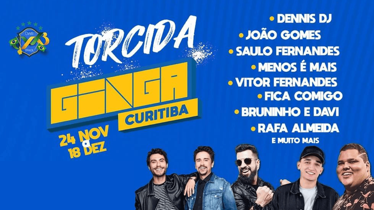 Ginga Curitiba 2022 - Copa do Mundo - Compre com desconto!