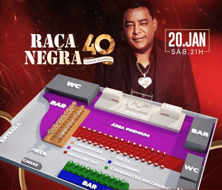 Raça Negra 40 anos BC 2024 - Compre com Desconto!